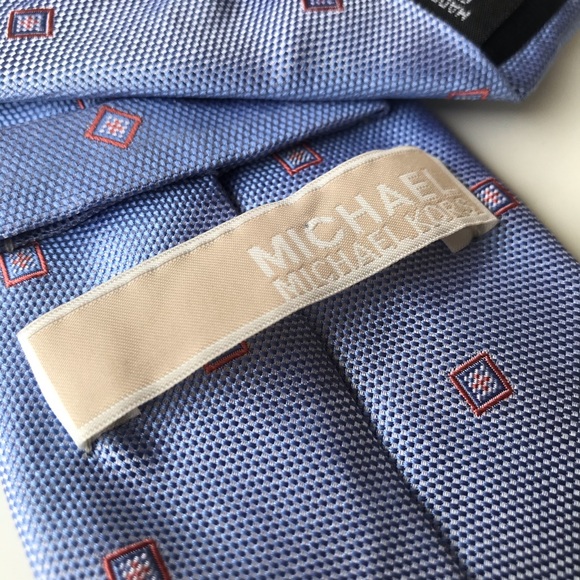 Michael Kors | Accessories | Michael Kors Blue Pattern Mens Tie | Poshmark